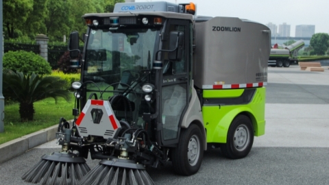 Chinese firm develops self-driving street cleaning vehicles - SHINE News