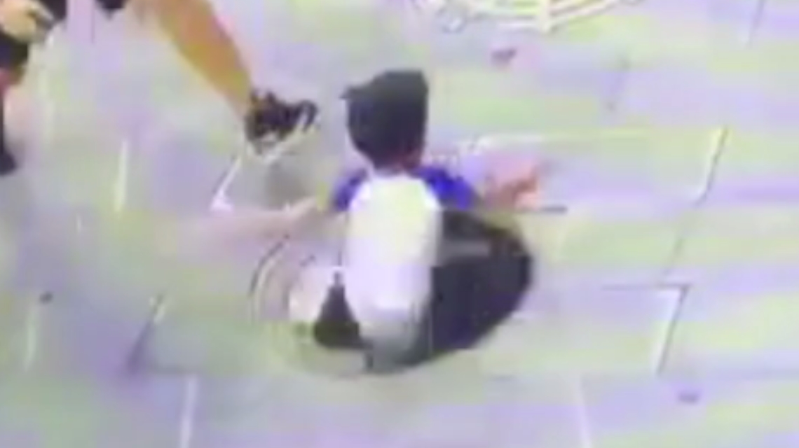 Boy rescued by father after falling in manhole - SHINE News