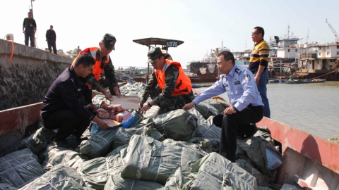 41 detained for smuggling meat in south China - SHINE News