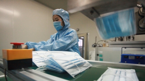 Beijing city builds mask factory in 6 days - SHINE News