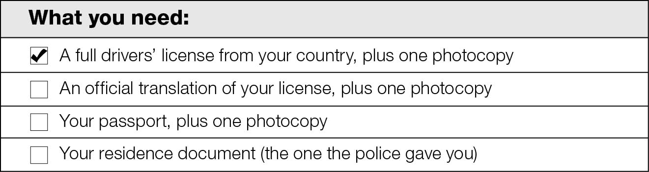A simple guide to changing your drivers' license into a Chinese one ...