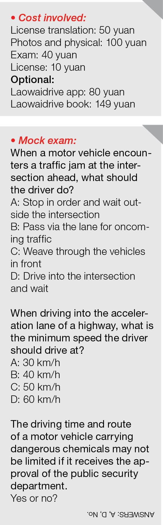 A simple guide to changing your drivers' license into a Chinese one ...