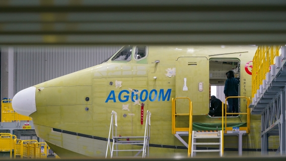 China's AG600M large amphibious aircraft secures new order - SHINE News