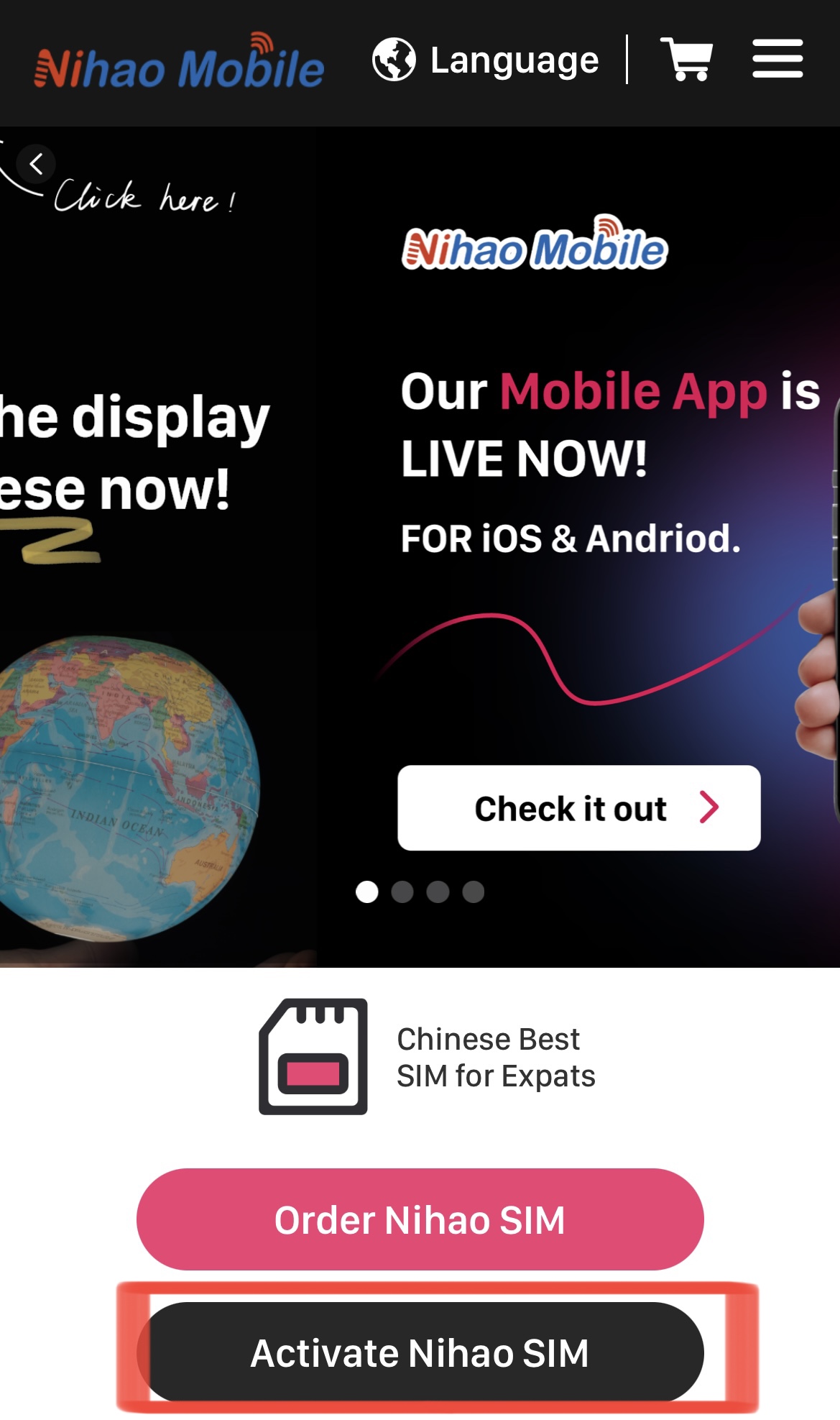 How to get and activate a Nihao Mobile SIM card - City News Service