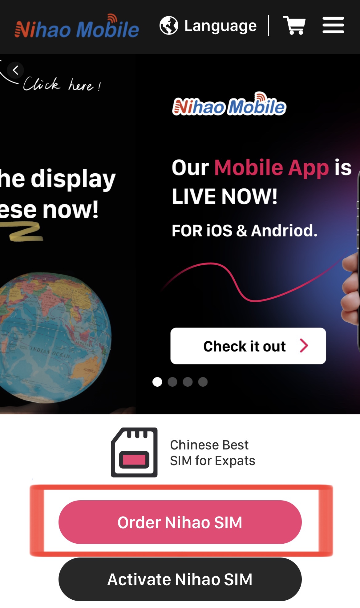 How to get and activate a Nihao Mobile SIM card - City News Service