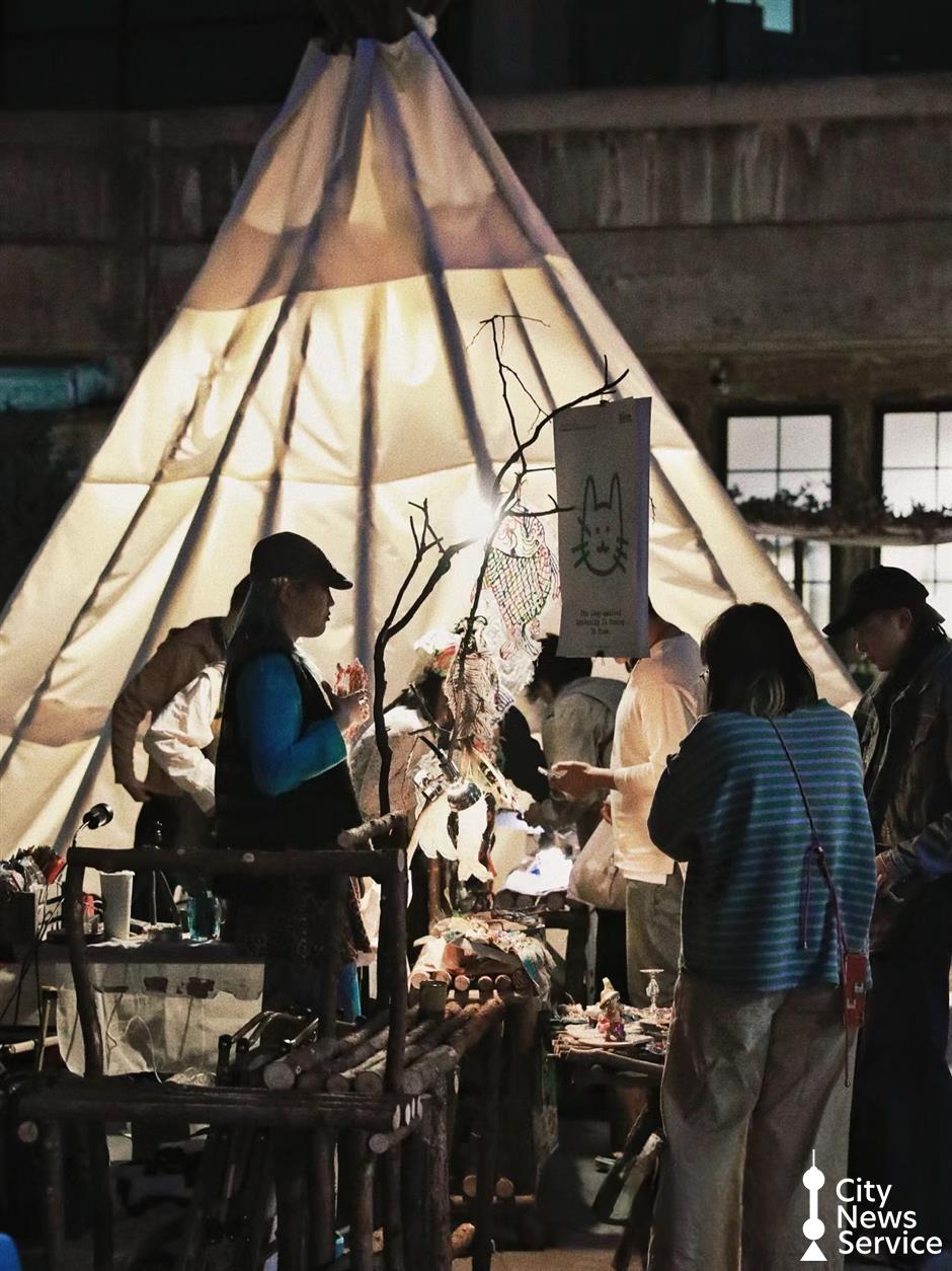 Camping company sets up city forest fair in heart of Shanghai - City ...