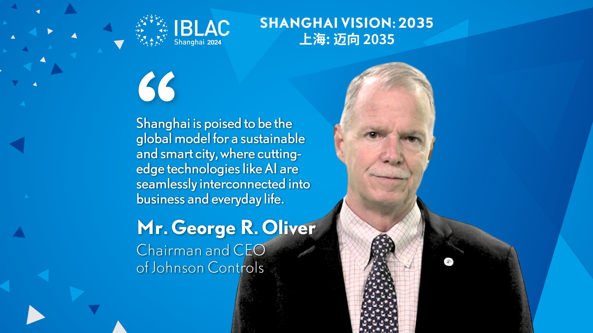 George R. Oliver: Shanghai is poised to be the global model for a ...
