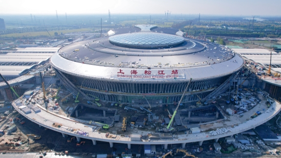 Songjiang Station unveiled, significantly transforming regional rail ...