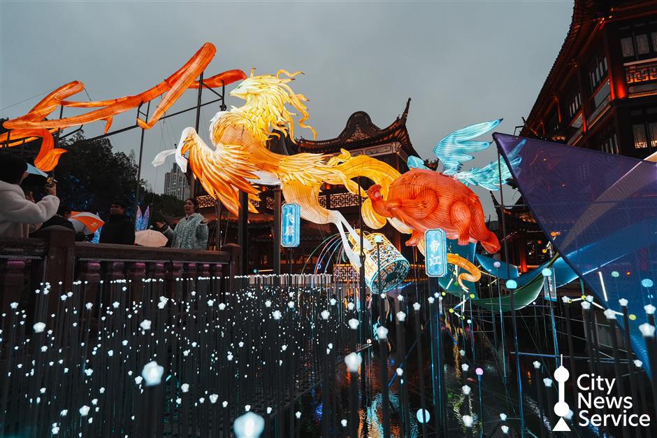 Yuyuan Garden Lantern Festival shines brighter than ever with an ...